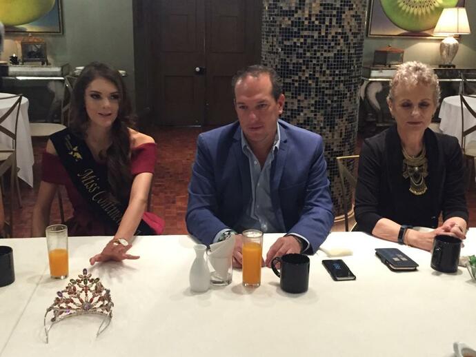 Autoridades dan bienvenida a Andrea Sáenz, Miss Continentes Unidos 2018