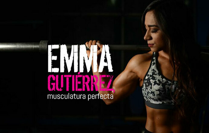 Emma Gutiérrez, musculatura perfecta