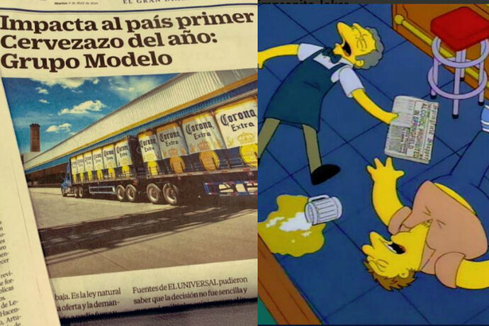 Los mejores memes del “cervezazo” de Grupo Modelo