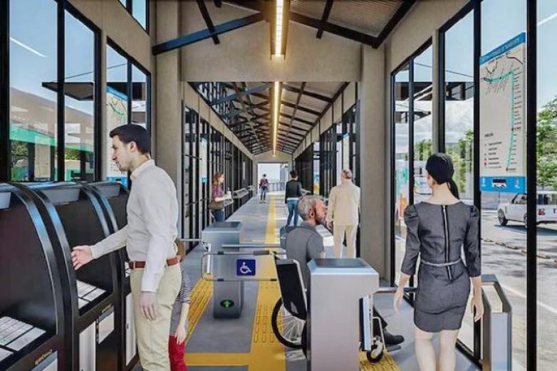 Así se ven en 3D las estaciones del Bravobus