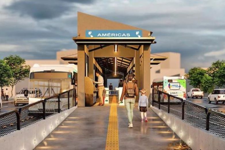 Así se ven en 3D las estaciones del Bravobus