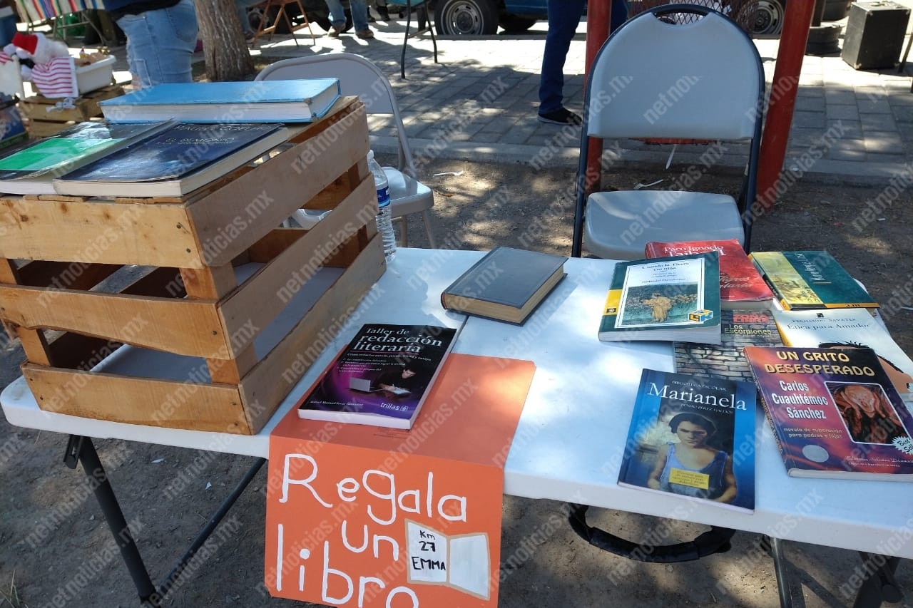 Invitan a donar libros para biblioteca comunitaria
