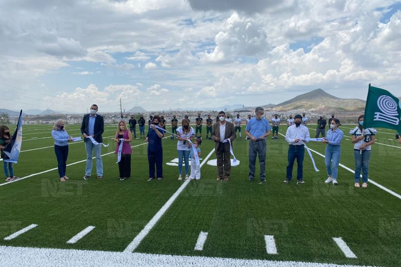 Inauguran cancha de americano en el Cobach 10