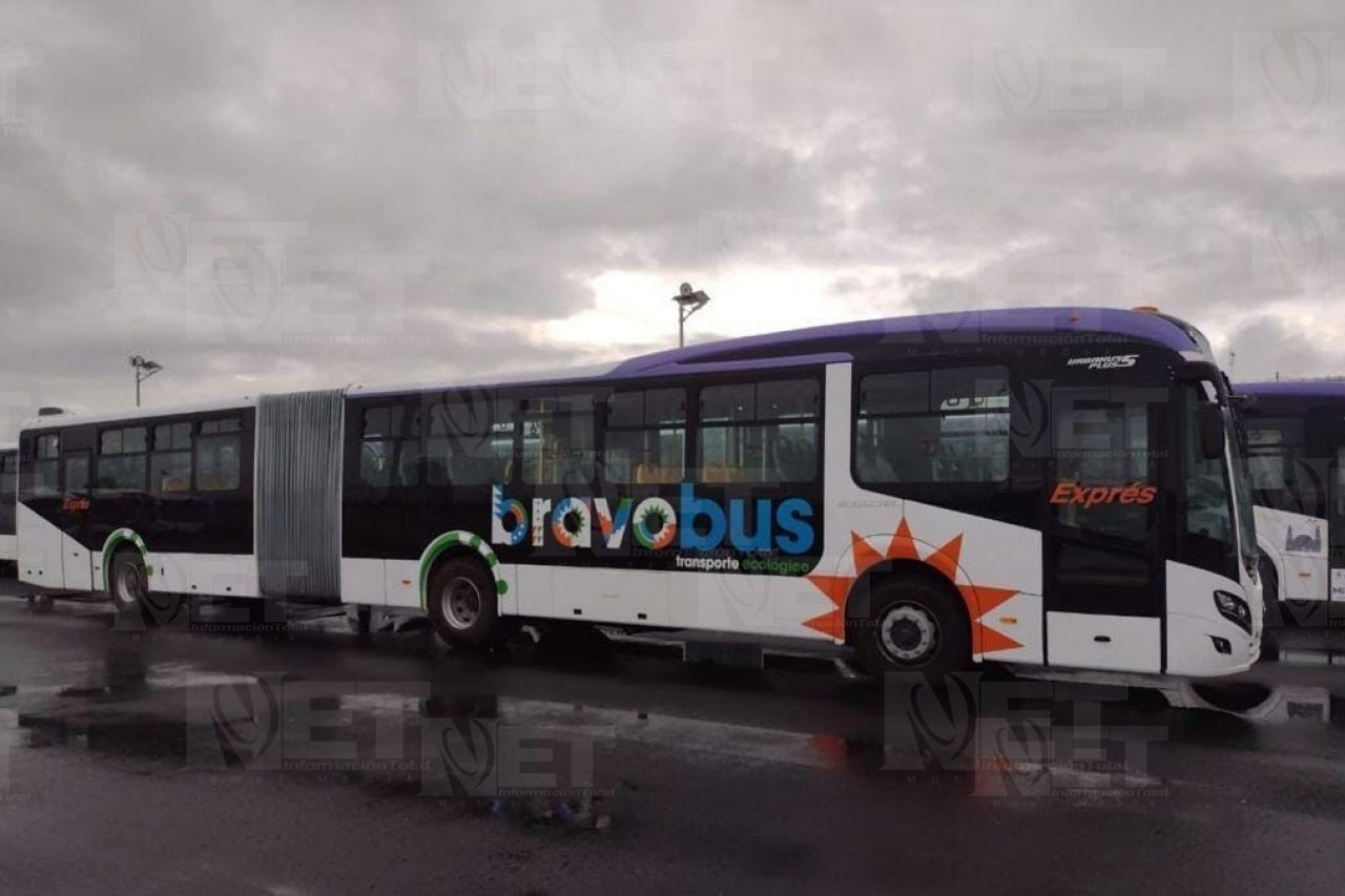 Listos primeros camiones del Bravobus