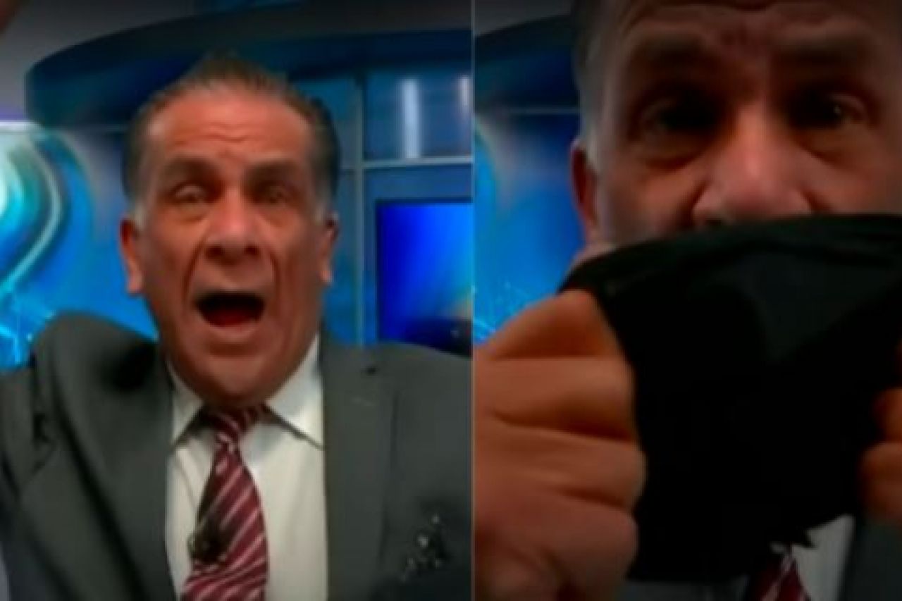 Conductor mexicano enloquece e insulta a antivacunas