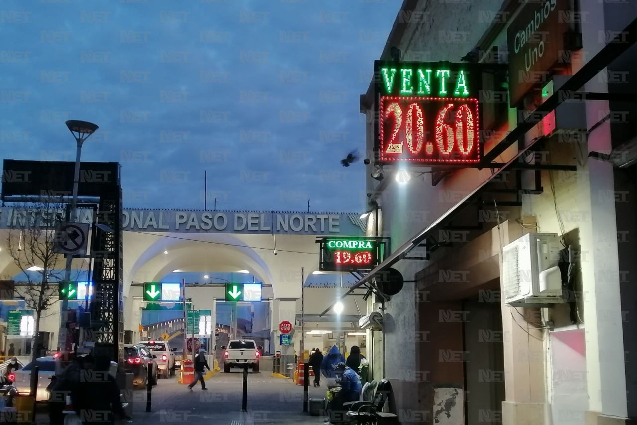 Cotiza dólar en 20.60 pesos