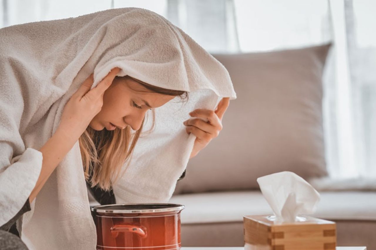 Así se preparan las vaporizaciones para la gripa y tos