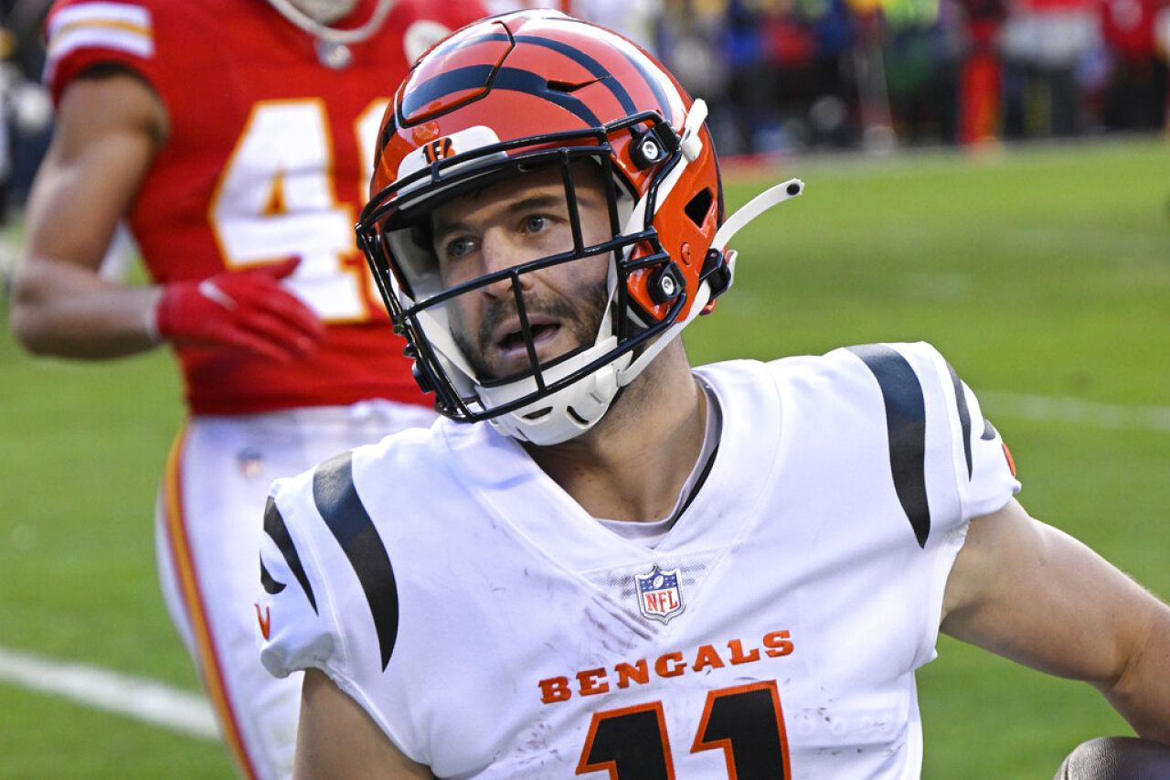 Trent Taylor entre varios afortunados en el Super Bowl