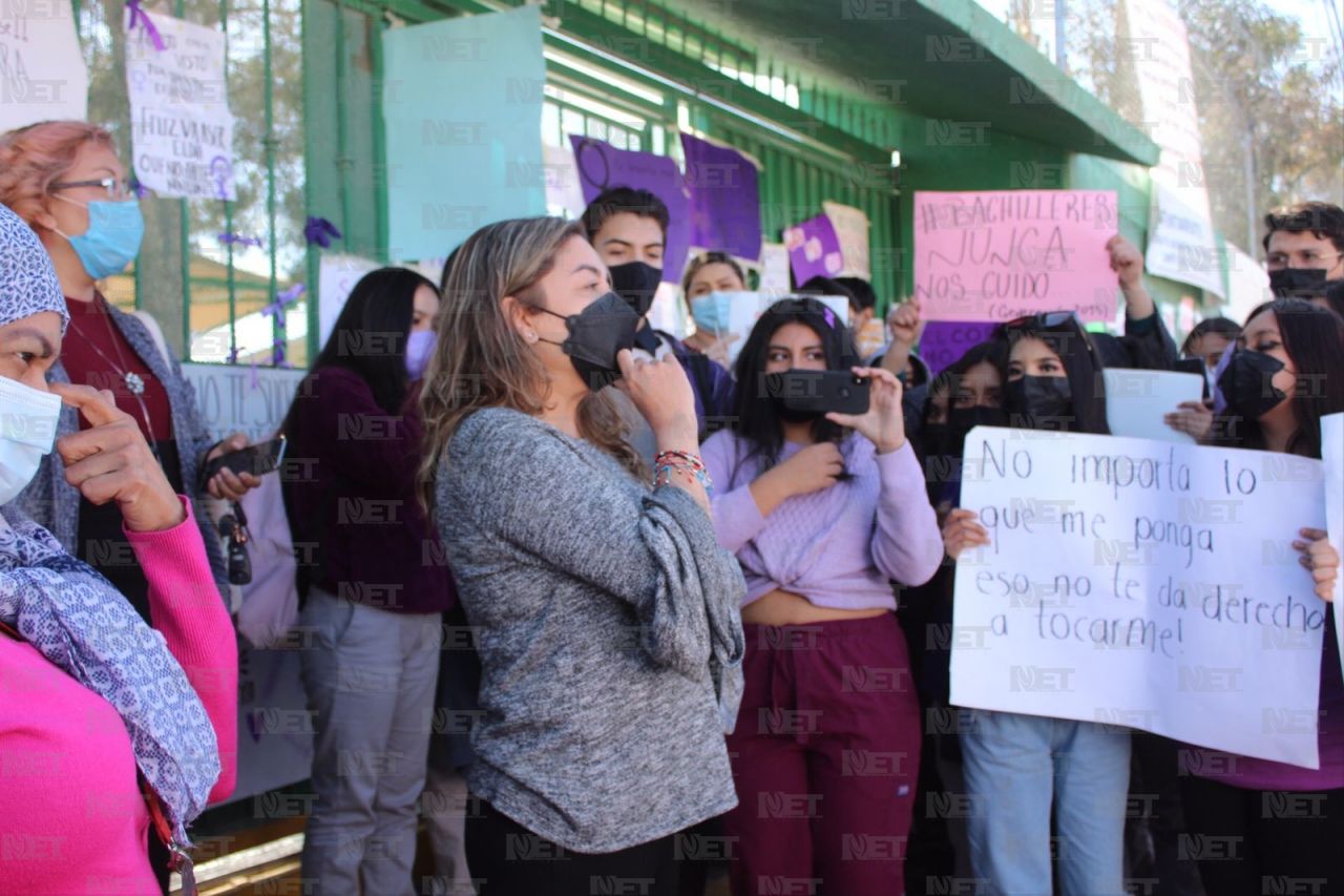 Llegan a acuerdos directivos y padres de familia del Cobach 7