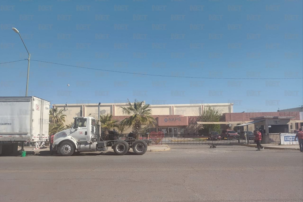 Trabajadores de maquila NAPS hacen paro laboral