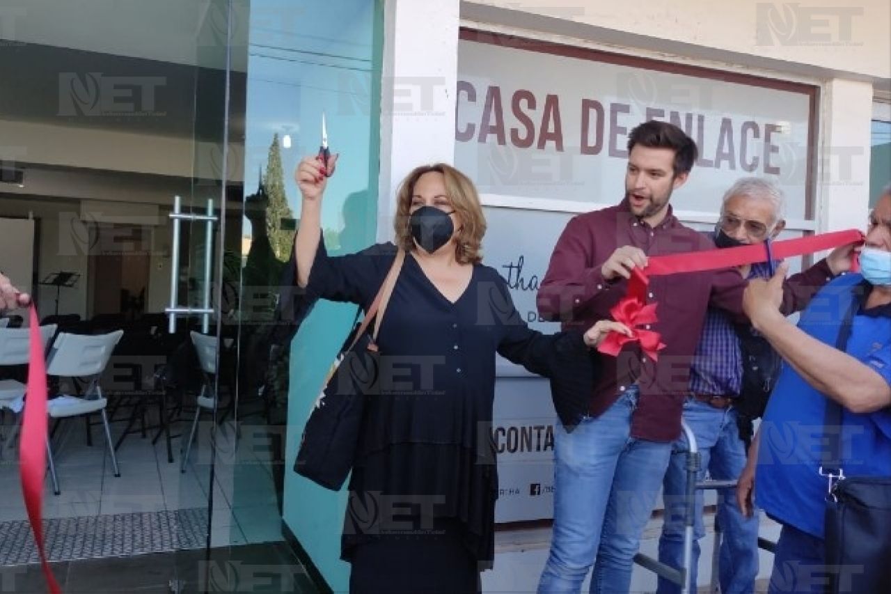 Inaugura Bertha Caraveo su casa de enlace en la capital