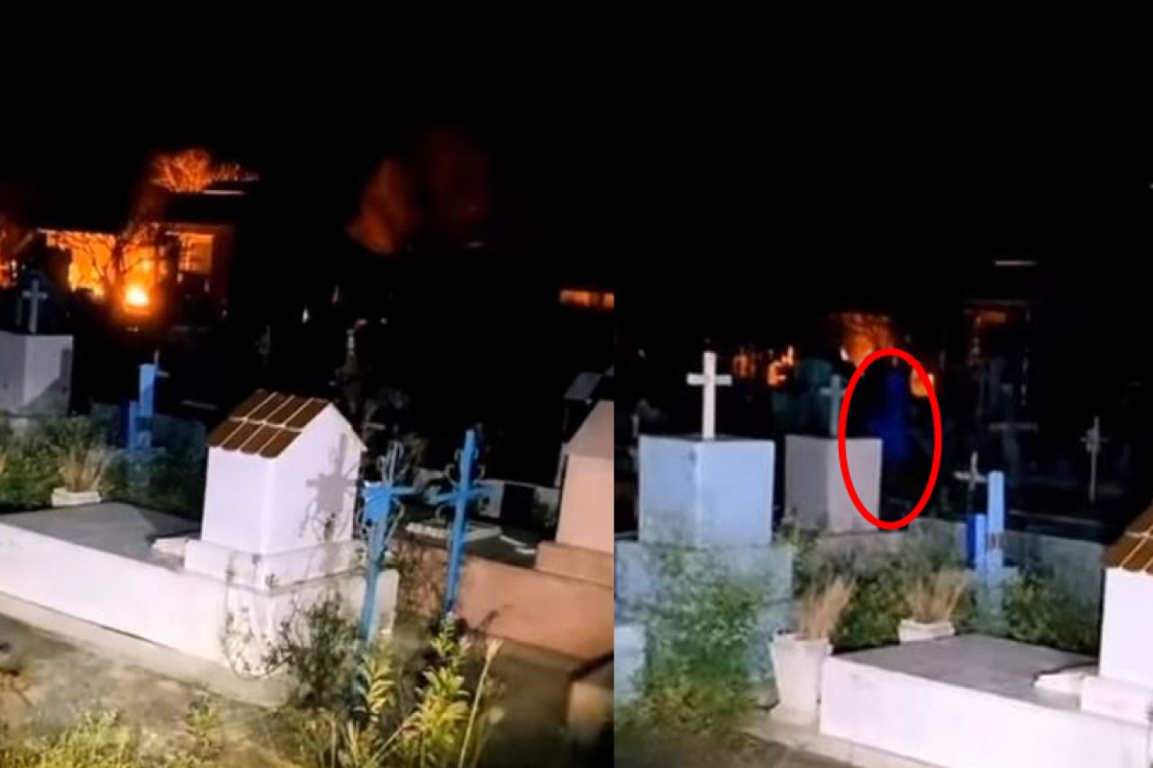 Video: Captan ‘ritual de brujas’ en panteón Video: Captan ‘ritual de brujas’ en panteón