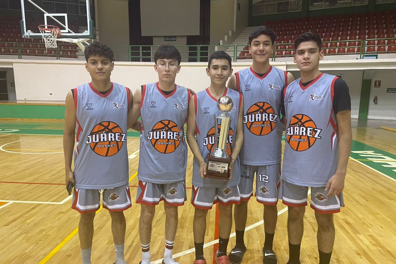 Triunfan juarenses como campeones de basquetbol