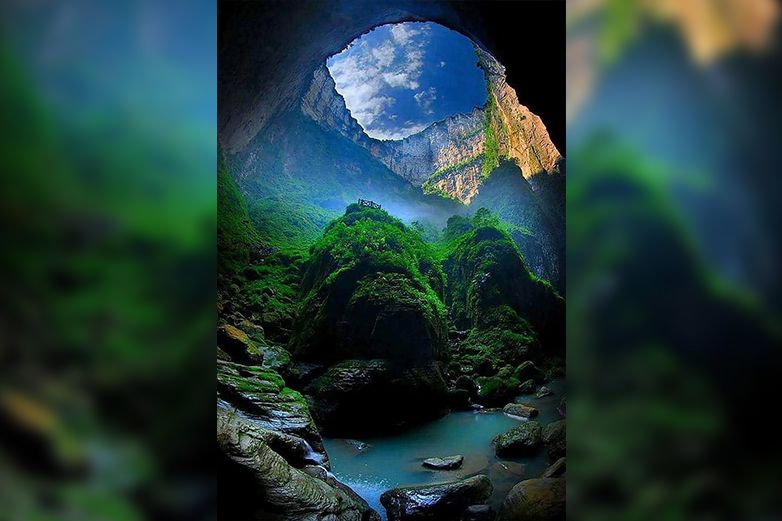 Descubren bosque subterráneo en China