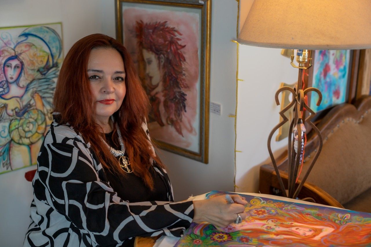 Cristina Gardea: la pintora de los trazos mágicos