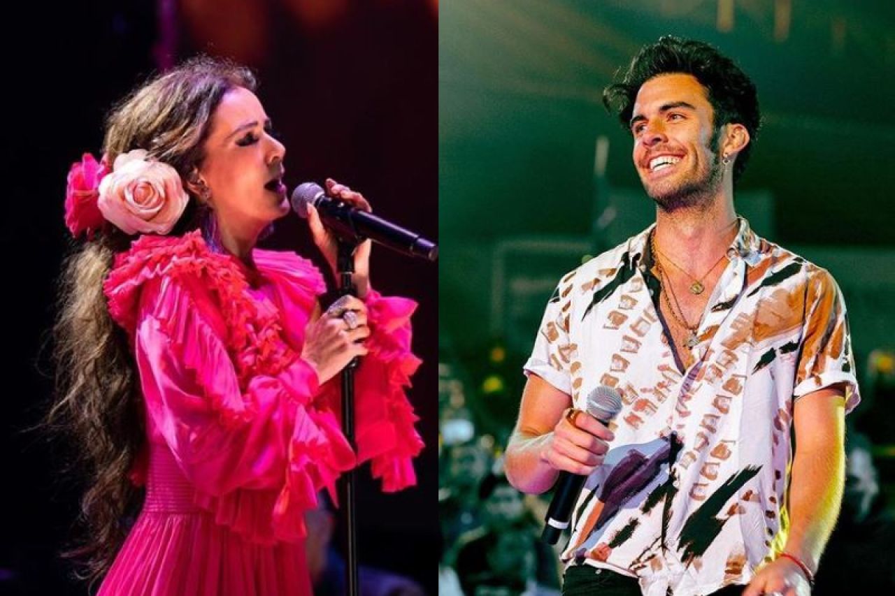 Video: Edith Márquez sube a su hijo al escenario y le ‘roba’ el show