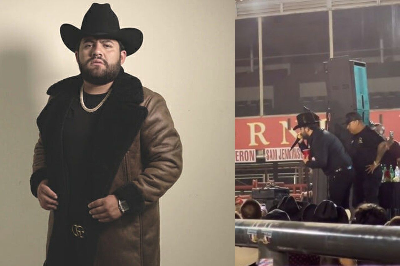 Luis Conríquez enfurece en concierto porque un fan le tronó los dedos