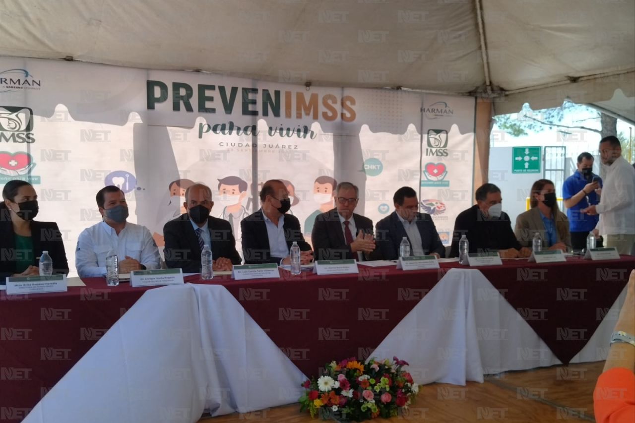 Funcionarios del IMSS lanzan programa 'Elssa' en Juárez
