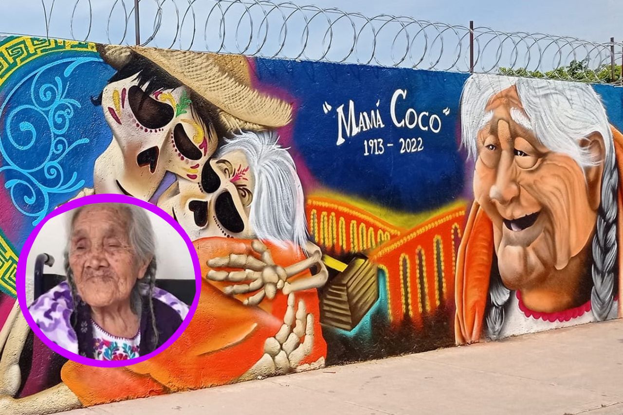 Rinden homenaje a ‘Mamá Coco’ con un gran mural en Guanajuato Rinden homenaje a ‘Mamá Coco’ con un gran mural en Guanajuato