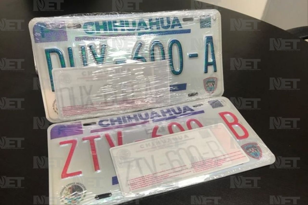 En Juárez 500 mil vehículos tienen ya sus placas nuevas