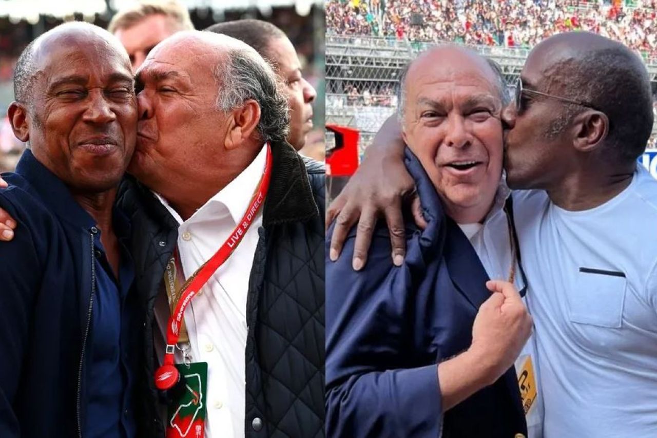 Padre de Hamilton devuelve beso a papá de 'Checo' Pérez Padre de Hamilton devuelve beso a papá de 'Checo' Pérez