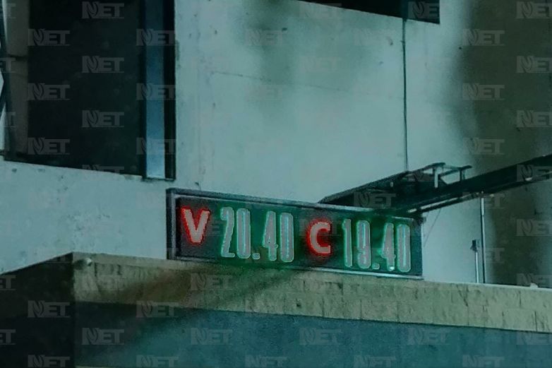 Cotiza dólar en 20.40 pesos