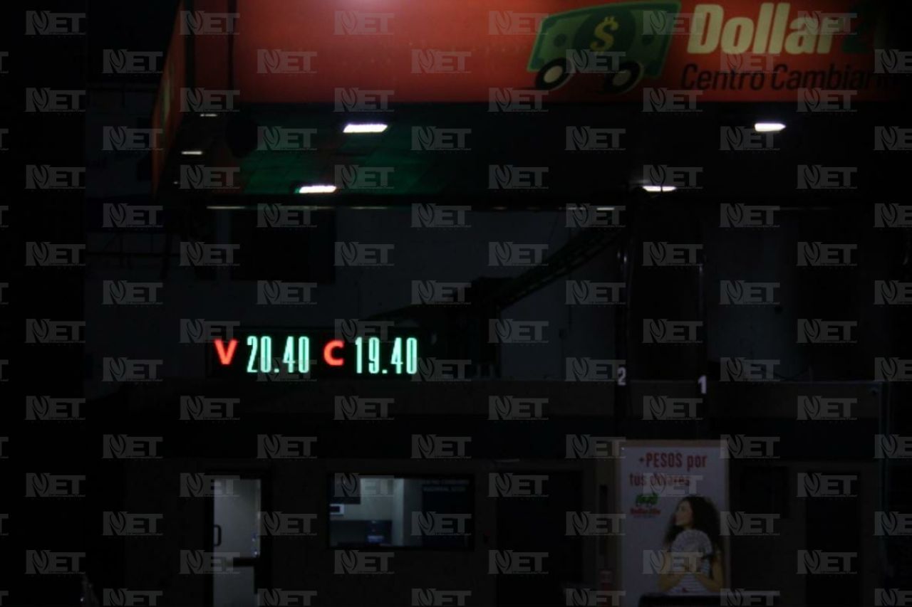 Dólar amanece en 20.40 pesos