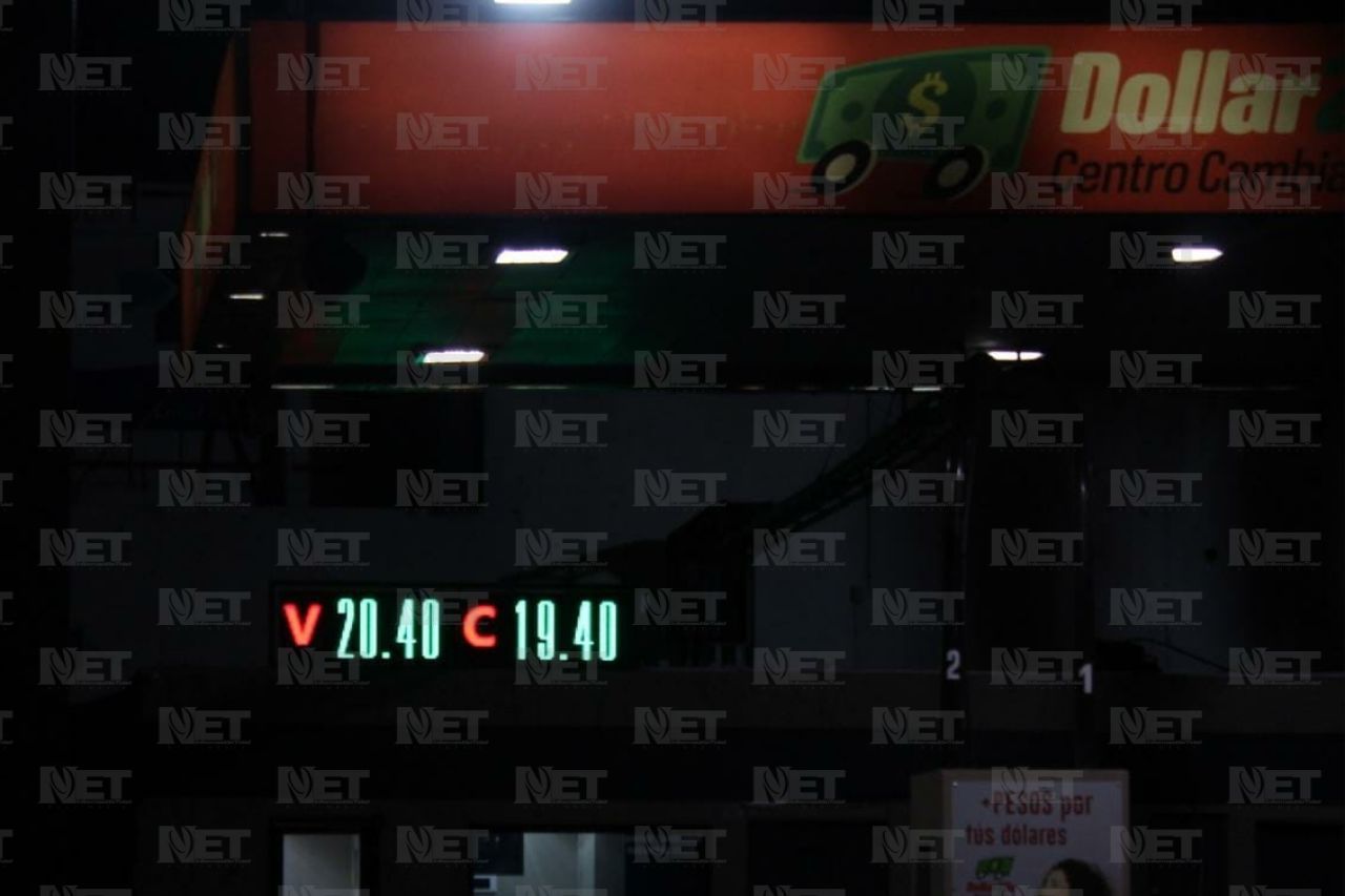 Cotiza dólar en 20.40 pesos