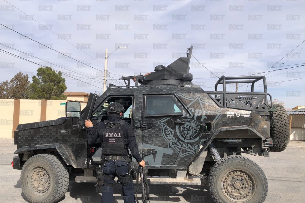 Equipo SWAT monta operativo en la colonia Azteca
