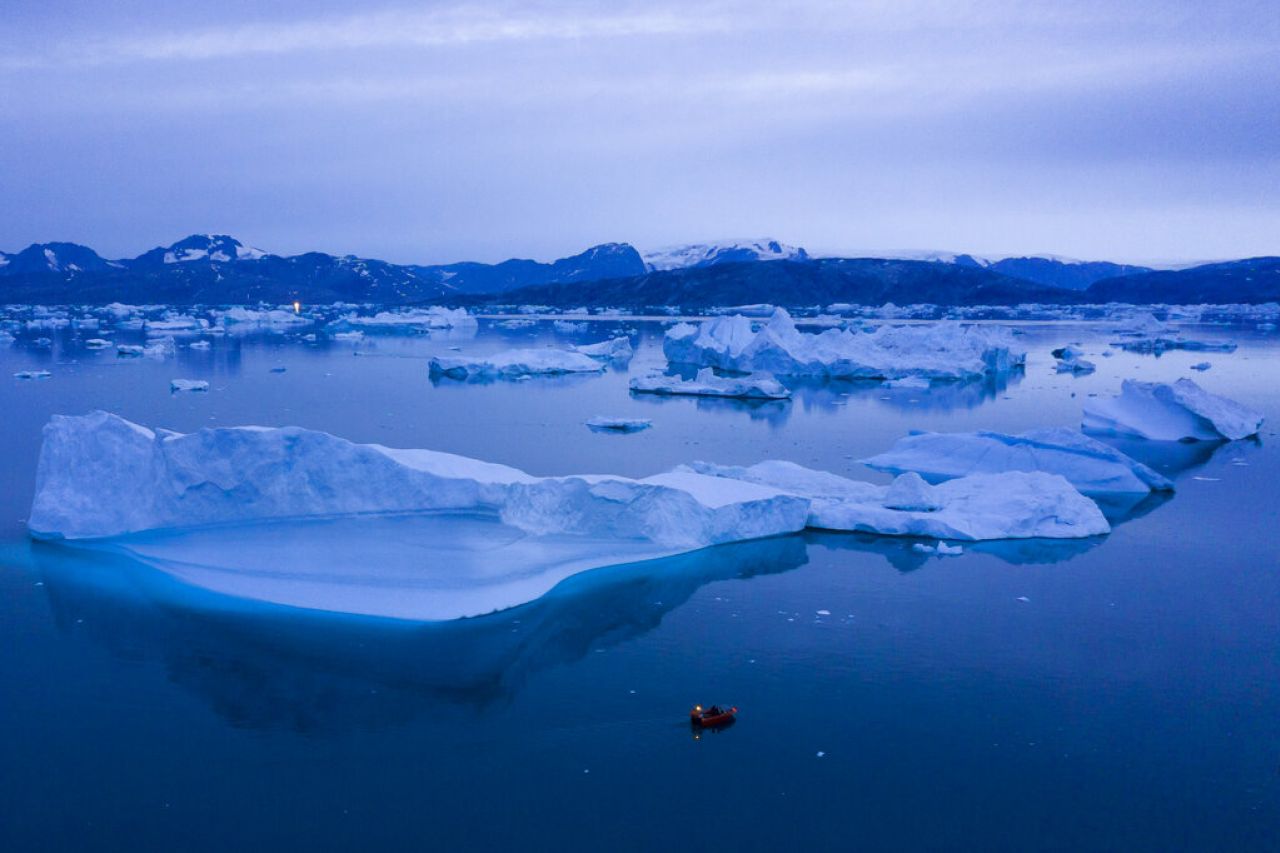 Registra Groenlandia la temperatura más cálida en más de mil años
