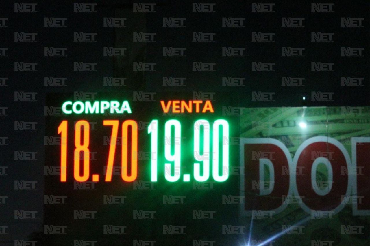 Dólar permanece en 19.90 pesos