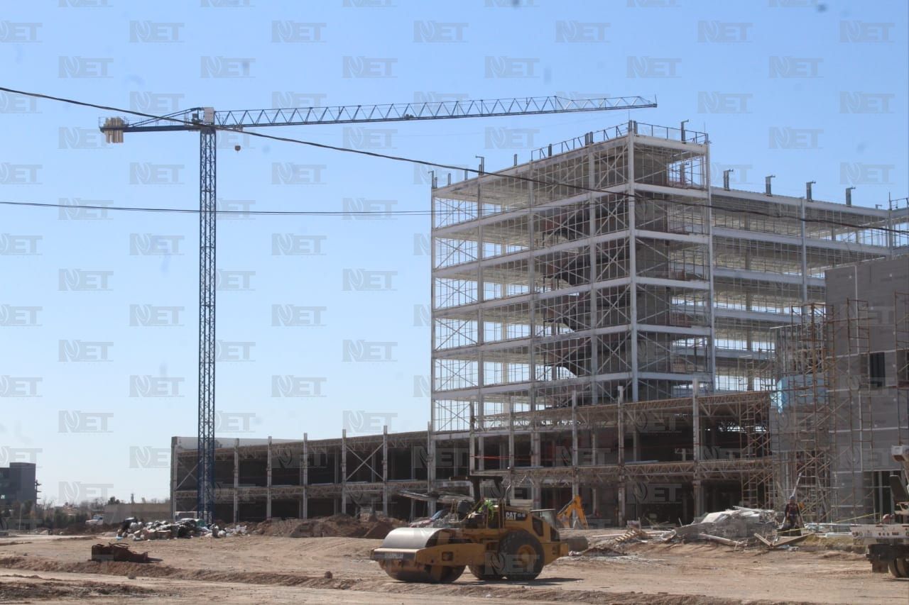 Así va la construcción del nuevo Hospital del IMSS en Juárez
