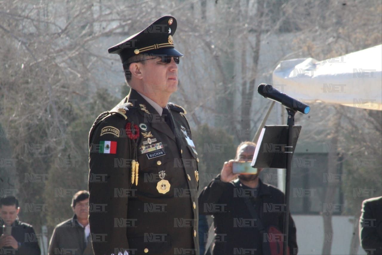 Nuevo comandante toma la Guarnición Militar en Juárez