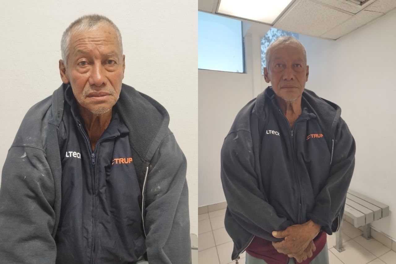 Buscan a familiares de adulto mayor extraviado