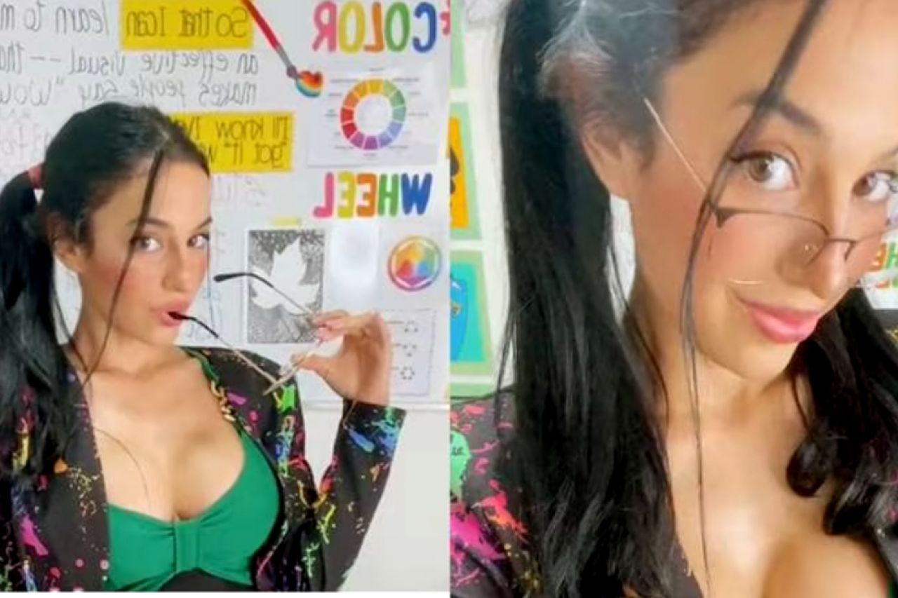 Hallan Alumnos Videos Que Sube Su Maestra A Tiktok