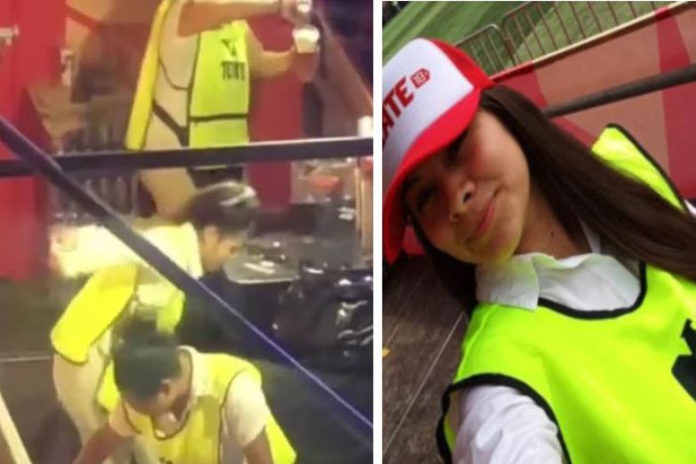 Ella Es La Vendedora De Cerveza Que Se Robó El Show En Concierto De