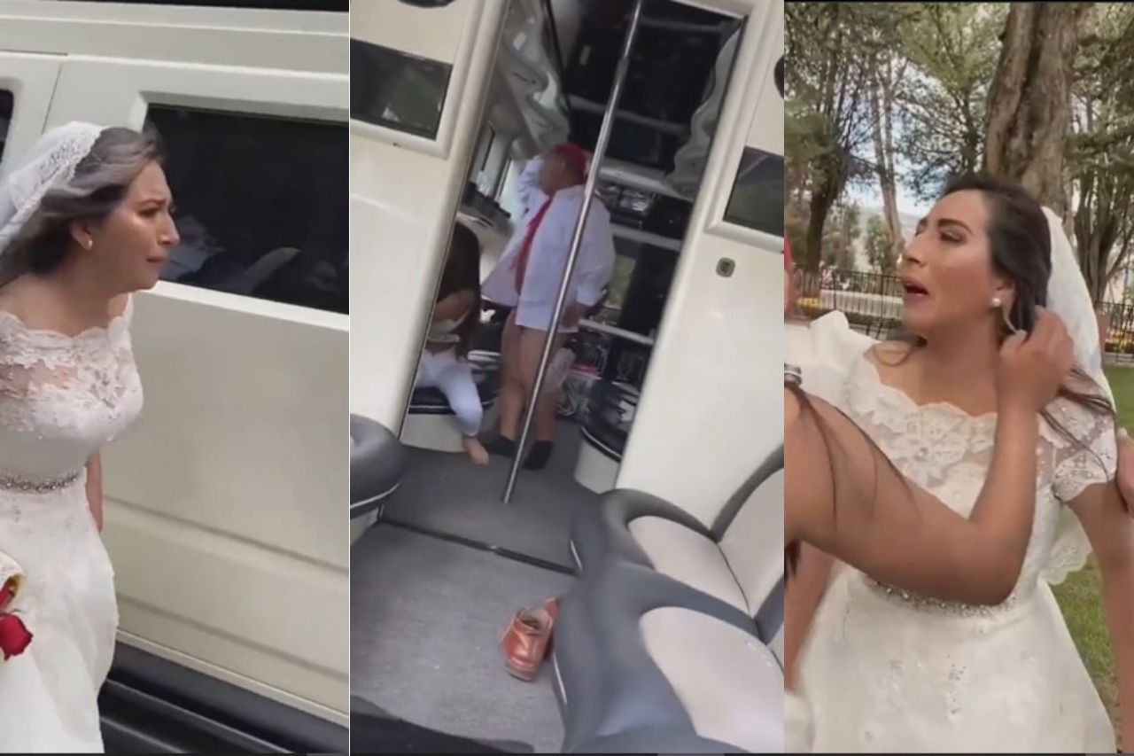 Video: Descubre infidelidad de su novio ¡el día de su boda!