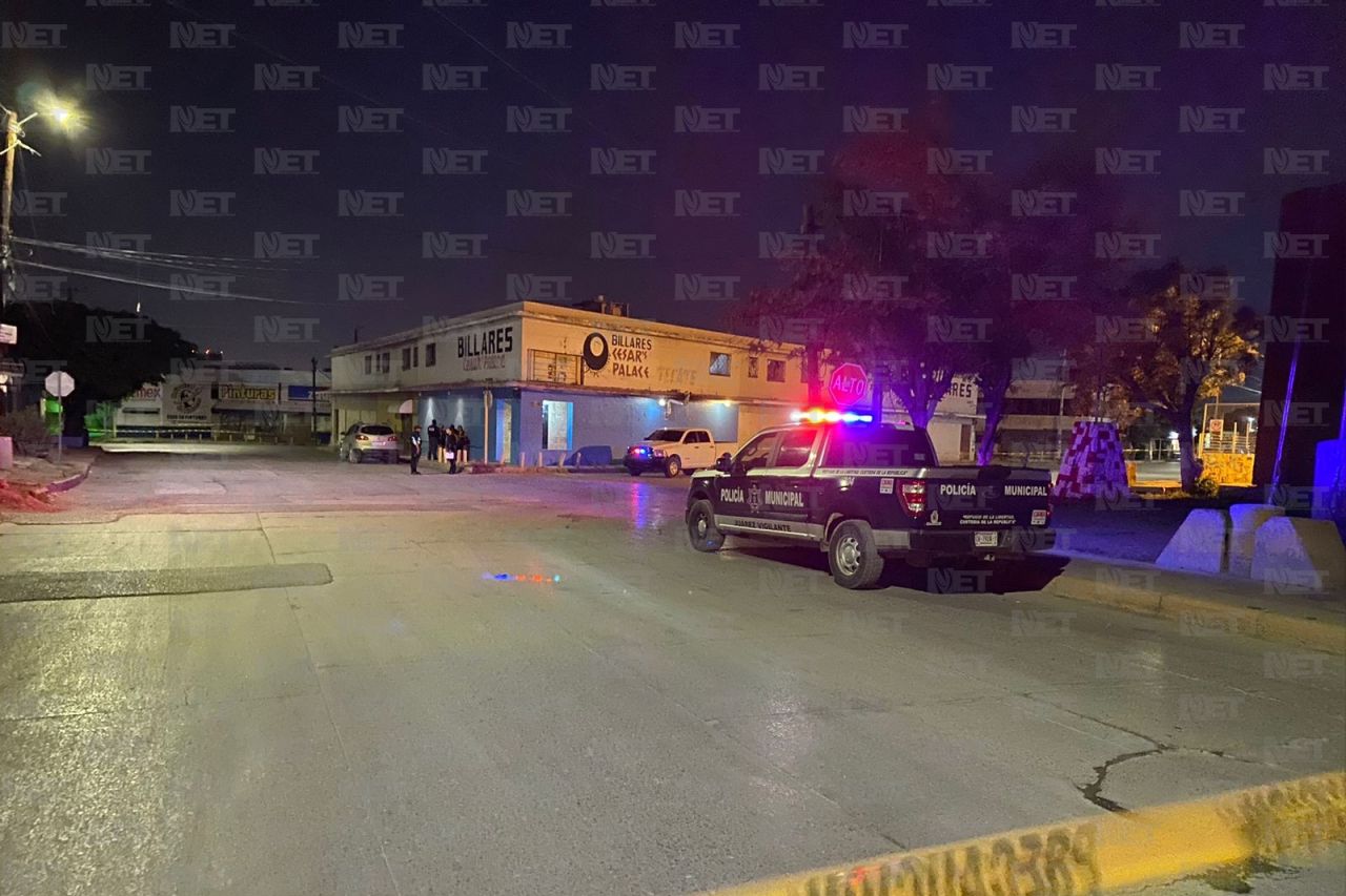 Matan a hombre en billares de la colonia Santa Rosa