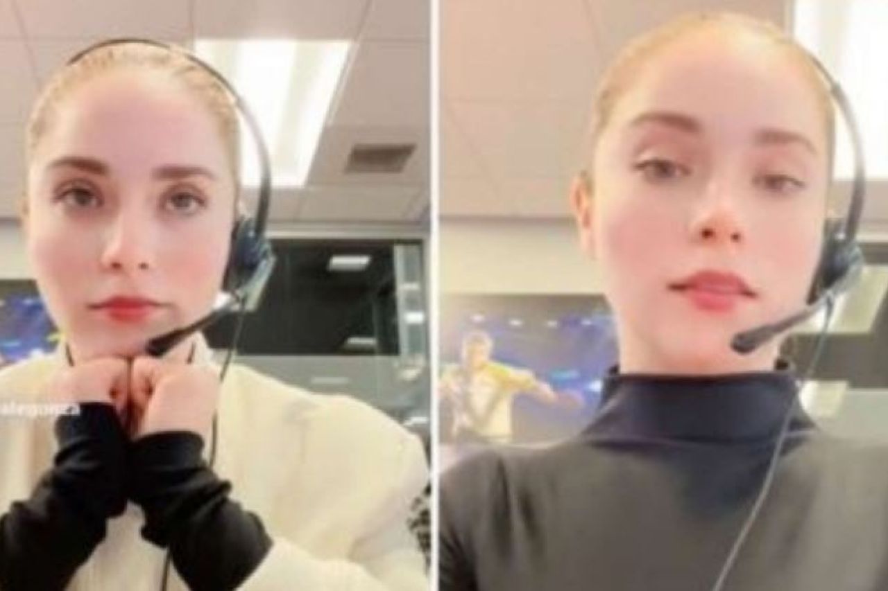 Trabajadora de call center conquista las redes con su belleza