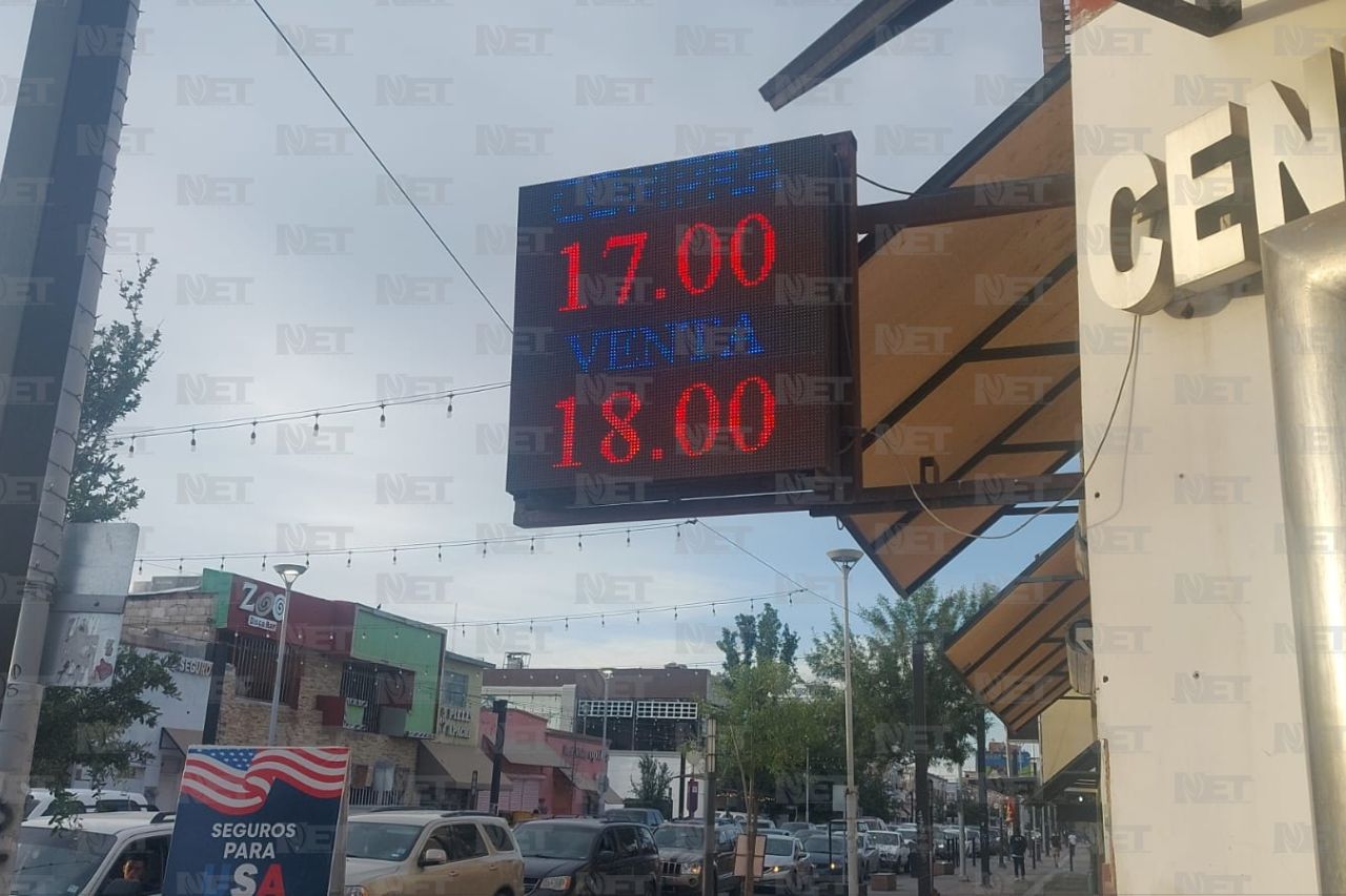 Cotiza dólar en 18 pesos