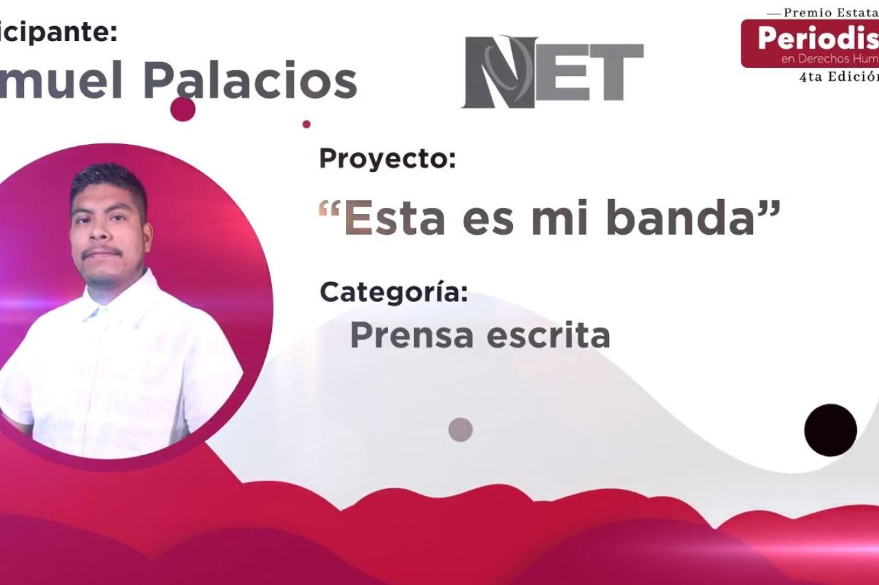 Obtiene Samuel Palacios mención honorífica en Estatal de Derechos Humanos