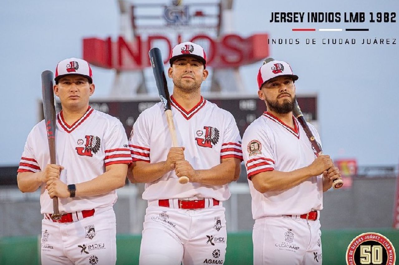 Indios celebra 50 años de fundación en LMB con jersey conmemorativo