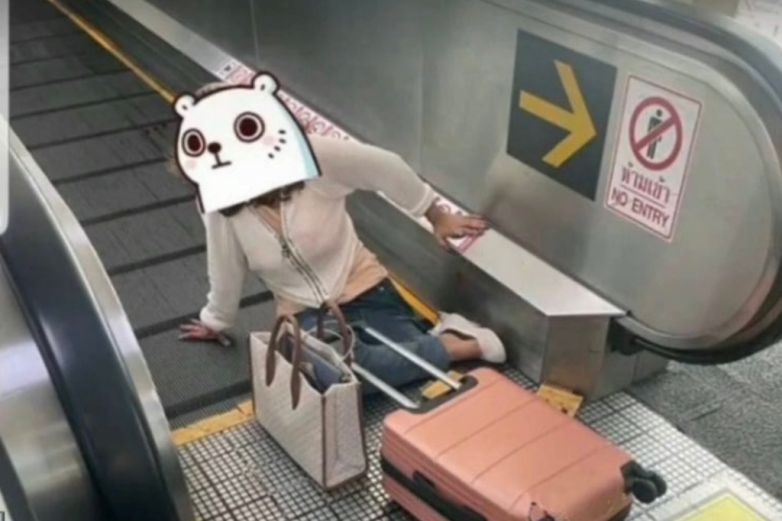 Fotos: Le amputan pierna tras atorarse en pasarela móvil de aeropuerto