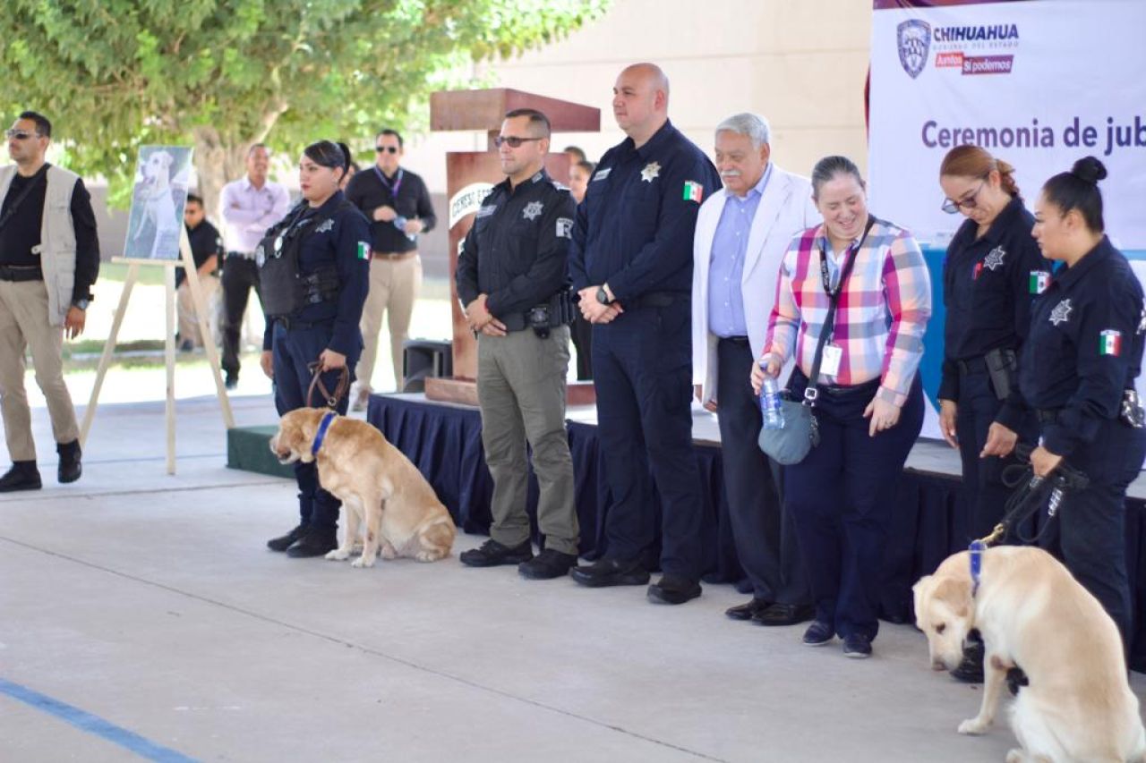 Korso y Ken se jubilan tras 9 años de servicio en el Sistema Penitenciario