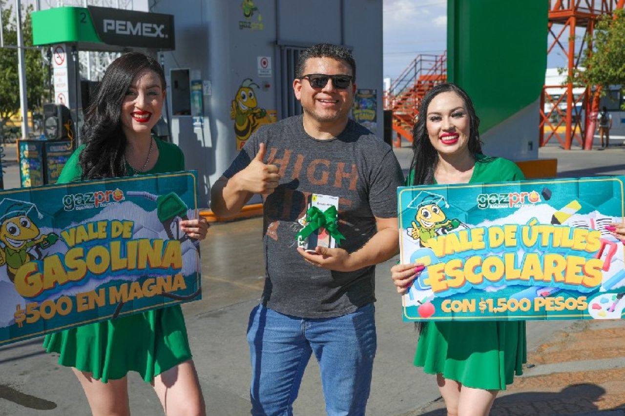 Gasolinera Gazpro premia a sus clientes en este regreso a clases