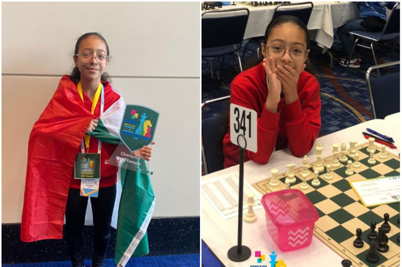 Mía Guzmán gana oro en Festival Panamericano de Ajedrez