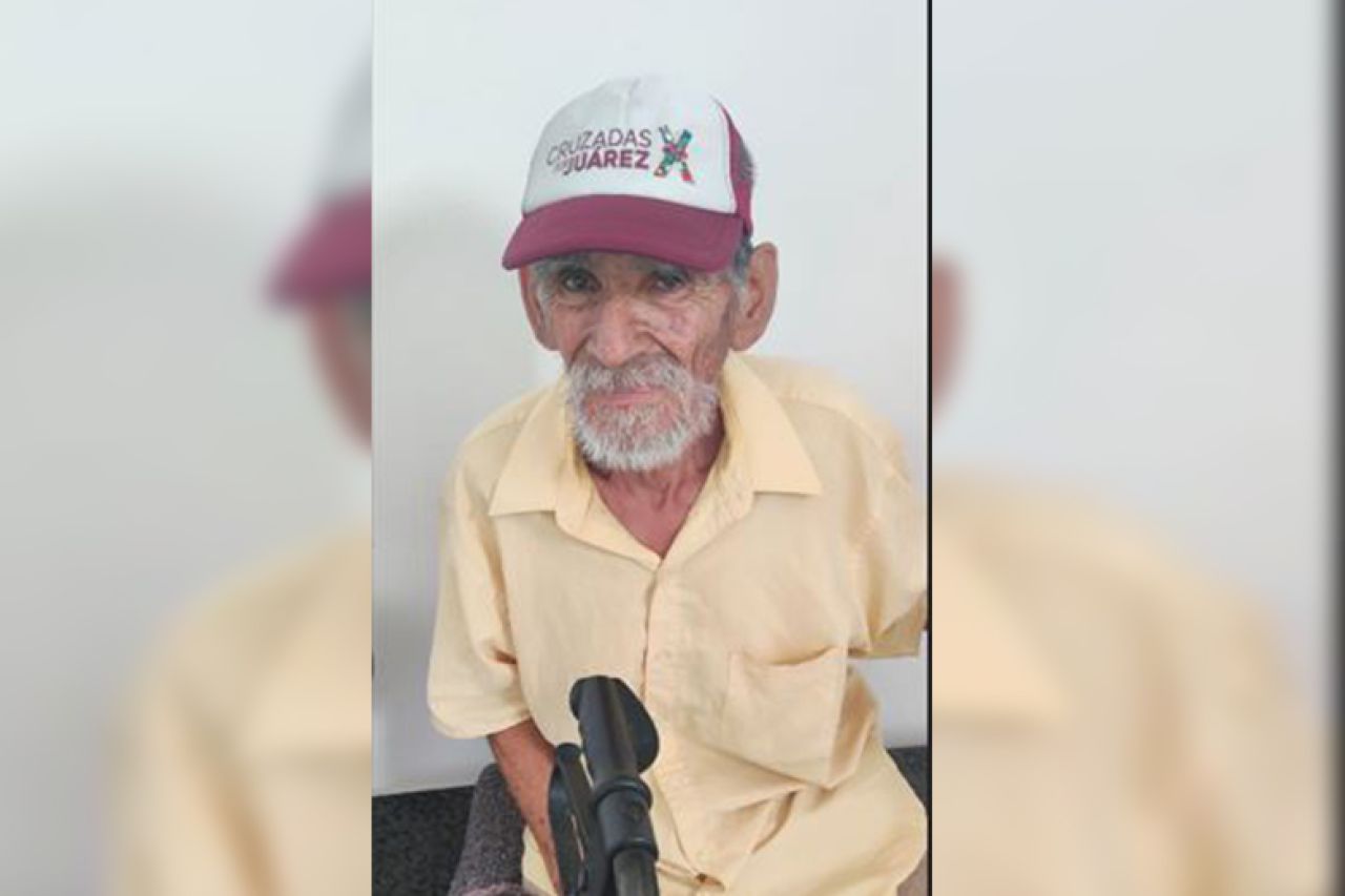 Buscan a familiares de adulto mayor extraviado