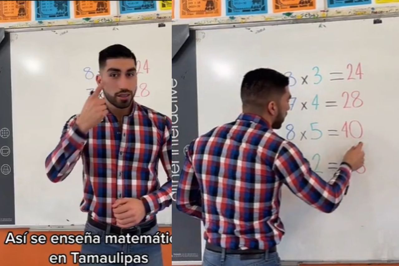 Maestro enseña matemáticas usando corridos