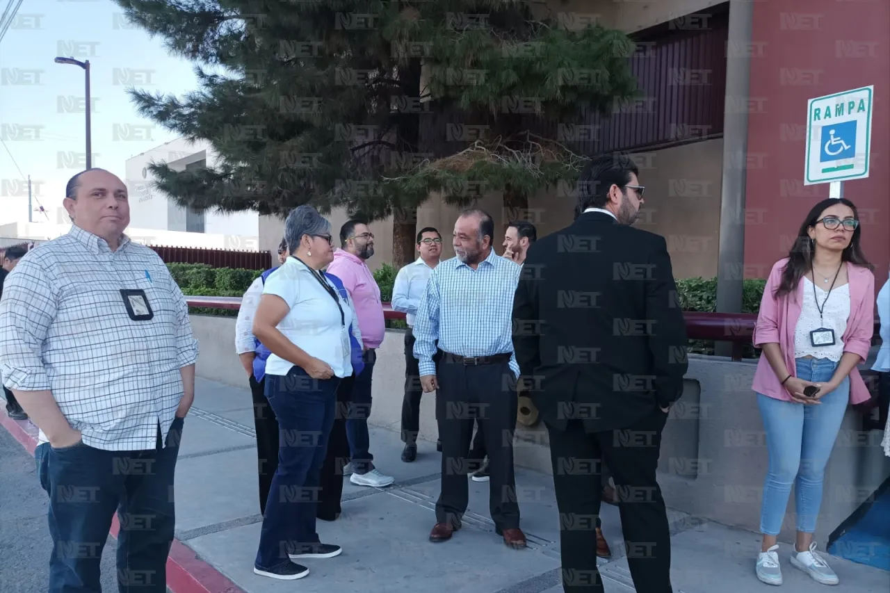 Protesta personal del Poder Judicial, exigen respeto a su trabajo