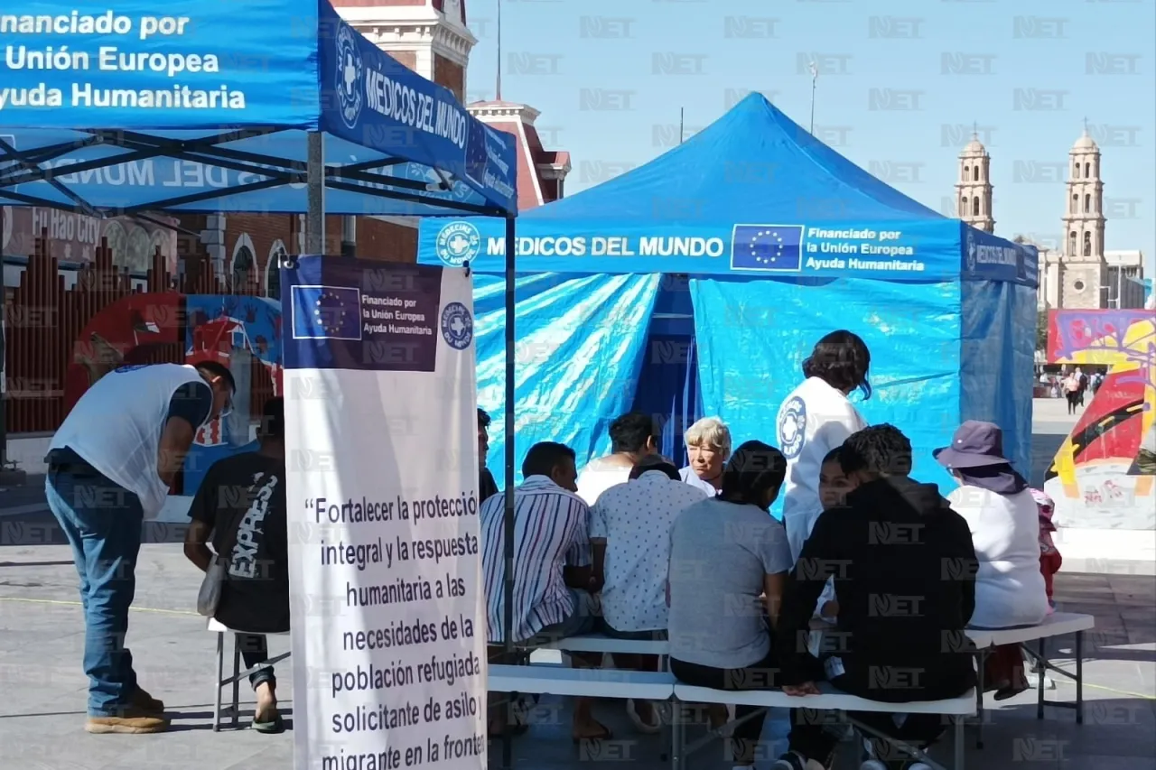 Atienden Médicos del Mundo a población en el Centro